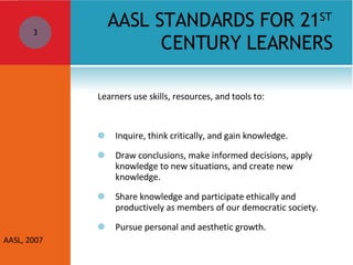 AASL Standards Mapping | PPT