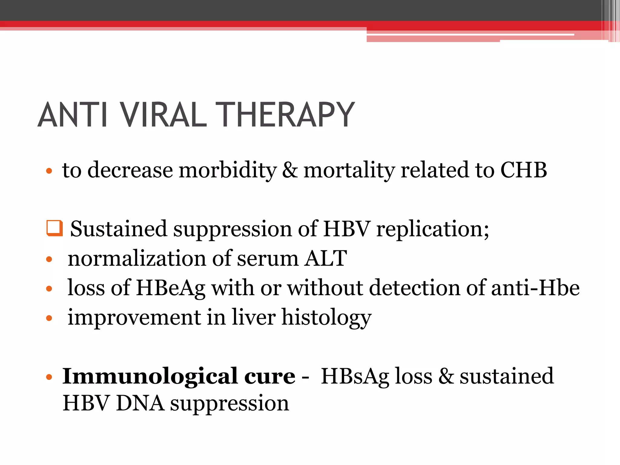 Aasld guidelines for diagnosis & treatment of chronic hepatitis b | PPTX