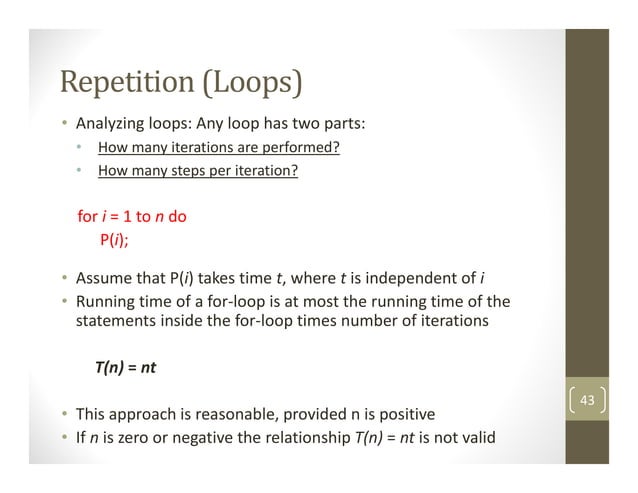 Introduction To Analysis Algorithm In Computer Science Ppt