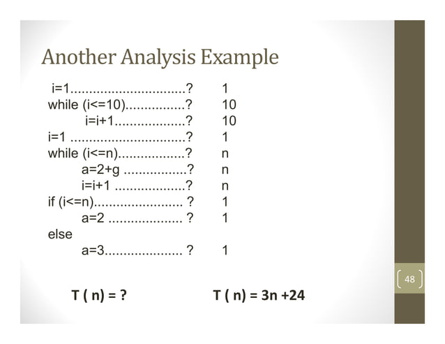 introduction to analysis of algorithm in computer science | PDF