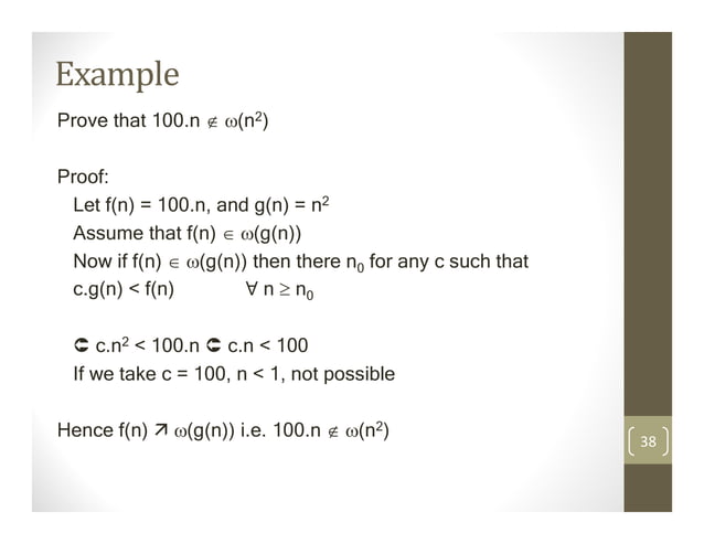Introduction to analysis algorithm in computer Science 2 | PPT