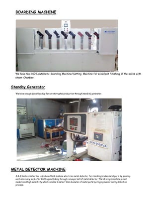 a&a socks company profile .doc