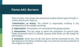 Atomic Absorption Spectrocopy: Atomic spectroscopy | PPTX