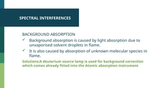 Atomic Absorption Spectrocopy: Atomic spectroscopy | PPT