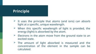Atomic Absorption Spectrocopy: Atomic spectroscopy | PPT