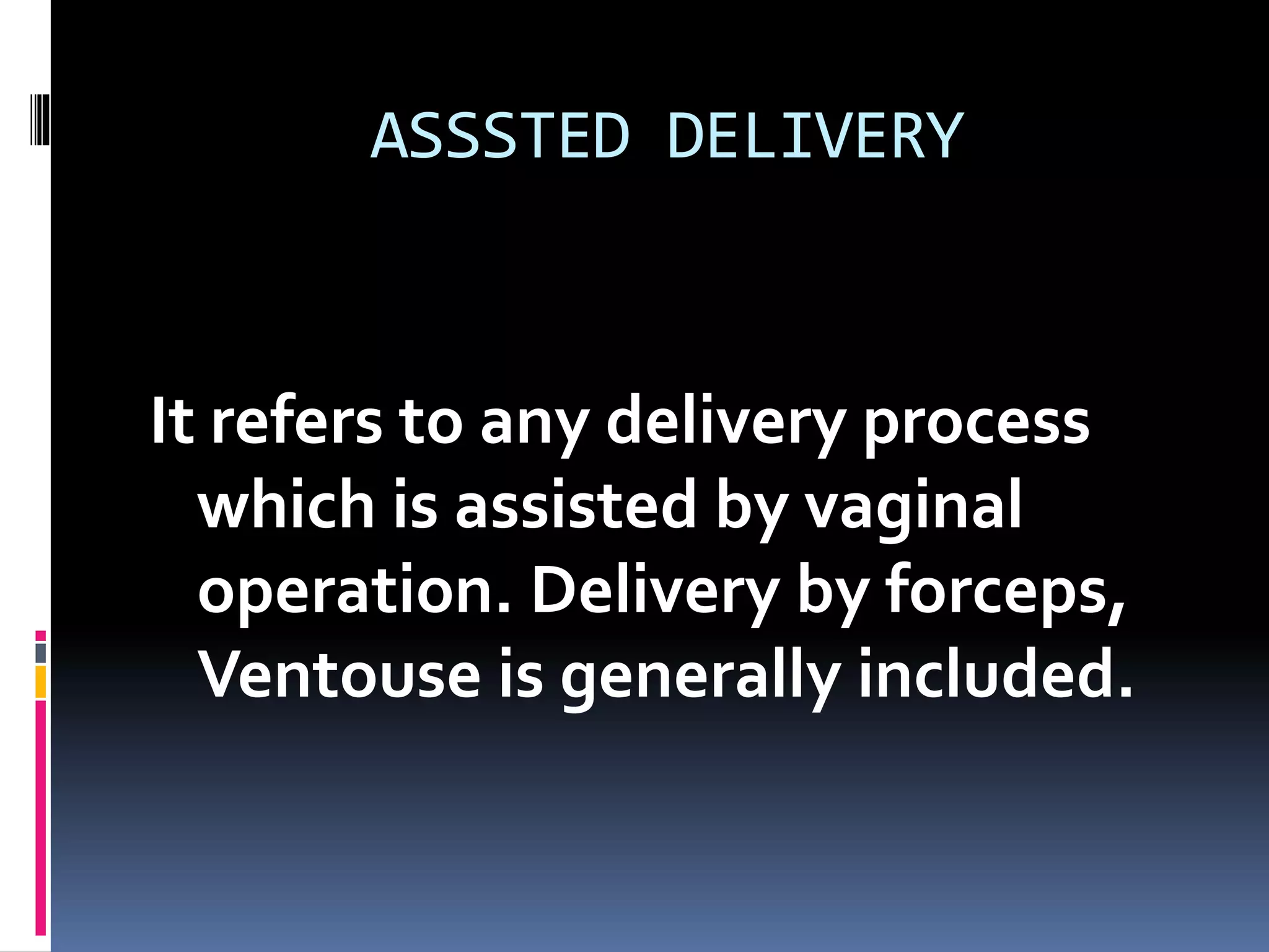 Assisted delivery | PPTX