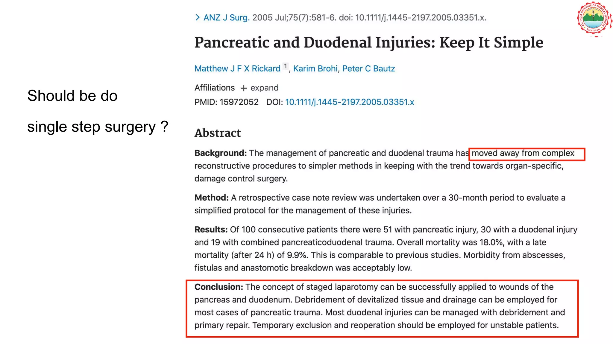 AAST grading - Bowel/Intestinal Injury | PPTX