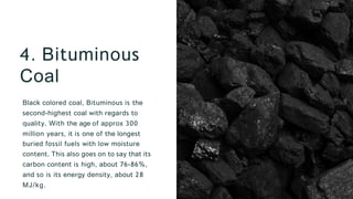 Aastha Group Mohit Aggarwal - Understanding Different Types of Coal | PPTX