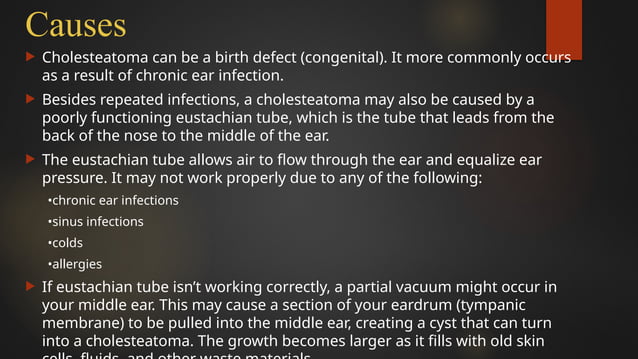 Ear disease - cholesteatoma and it's treatment.pptx