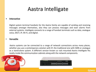 Aastra Intelligate | PPT