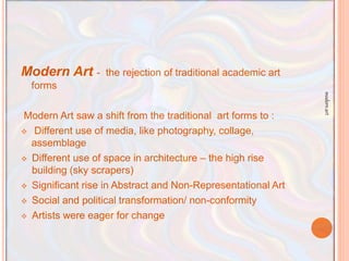 history of arts (visual art) | PPTX
