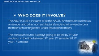AASTU Arch. Club.pdf ##Gsj':/'++&1@/#/':':/'/'/' | PPT