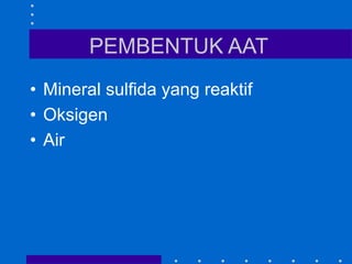 AAT-Fungsional PIT at mineral and coal mining | PPT