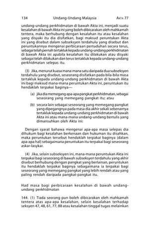 AKTA ANGKATAN TENTERA 1972 | PDF