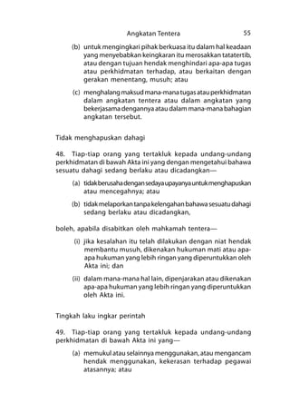 AKTA ANGKATAN TENTERA 1972 | PDF