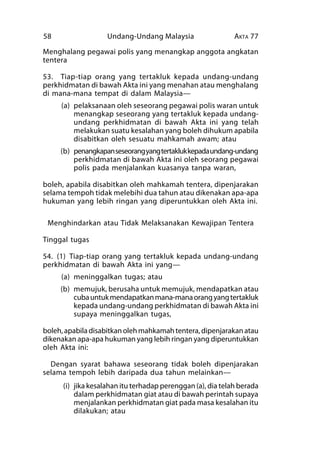 AKTA ANGKATAN TENTERA 1972 | PDF