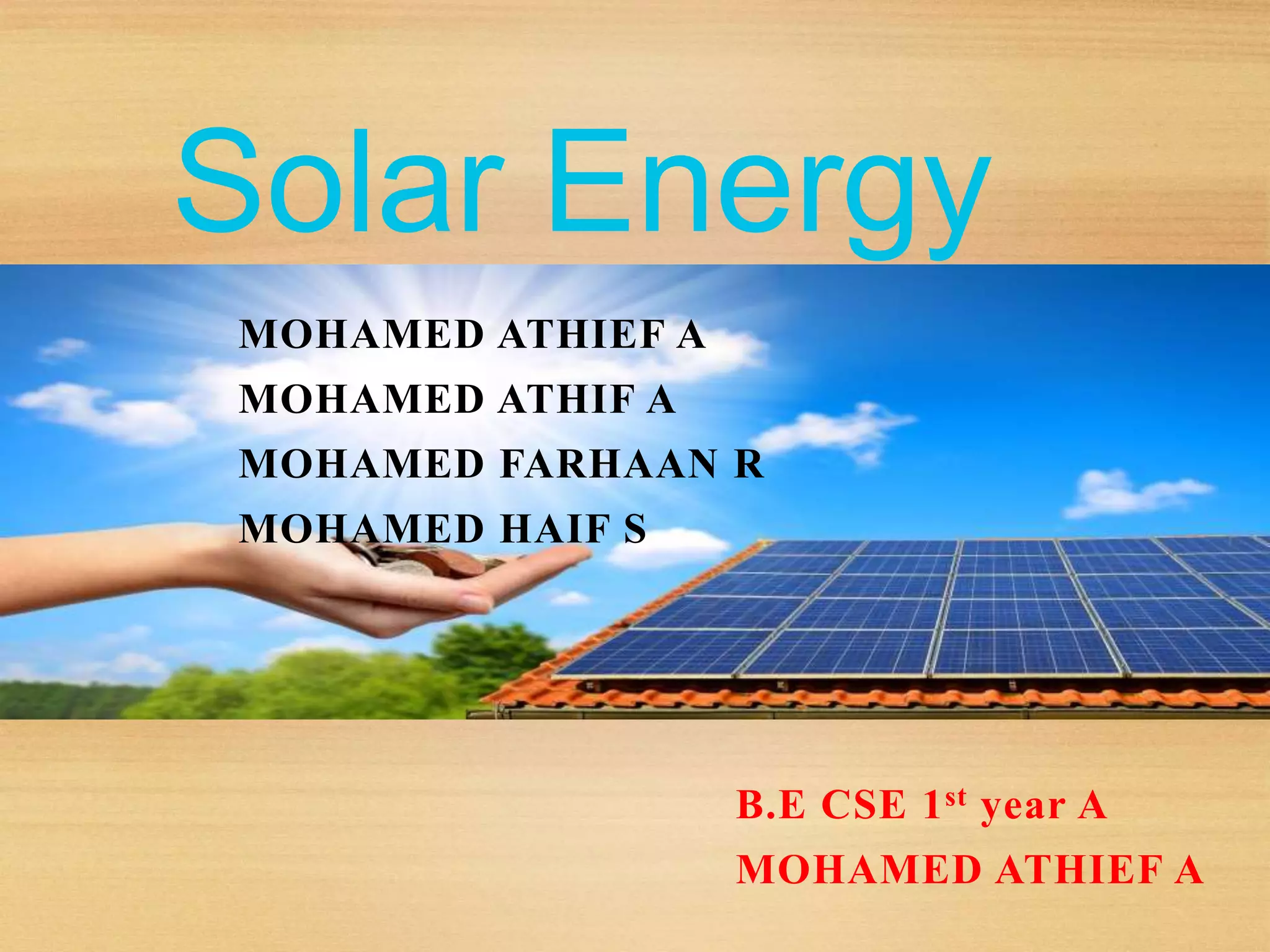 solar energy | PPT