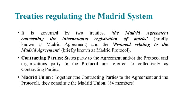 IPR MADRID AGREEMENT.pptx | Business | Business and Finance