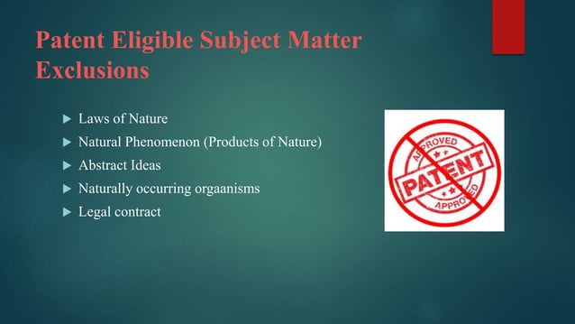 IPR Patentability of gene AMP vs Myriad gene patenting.pptx