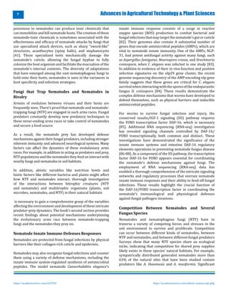 Relationship Between Nematodes and Fungi for Biological Control: Review ...