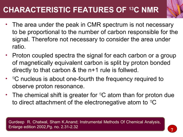 C 13 NMR Spectroscopy | PPT