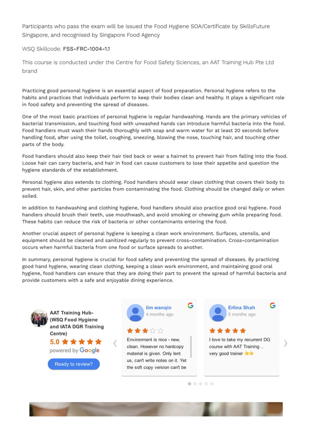 aat training hub | PDF | Food Industry | Industries