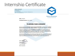 AAUA FULL-STACK-WEB-DEVELOPMENT siwes report | PPTX | Web Design and ...