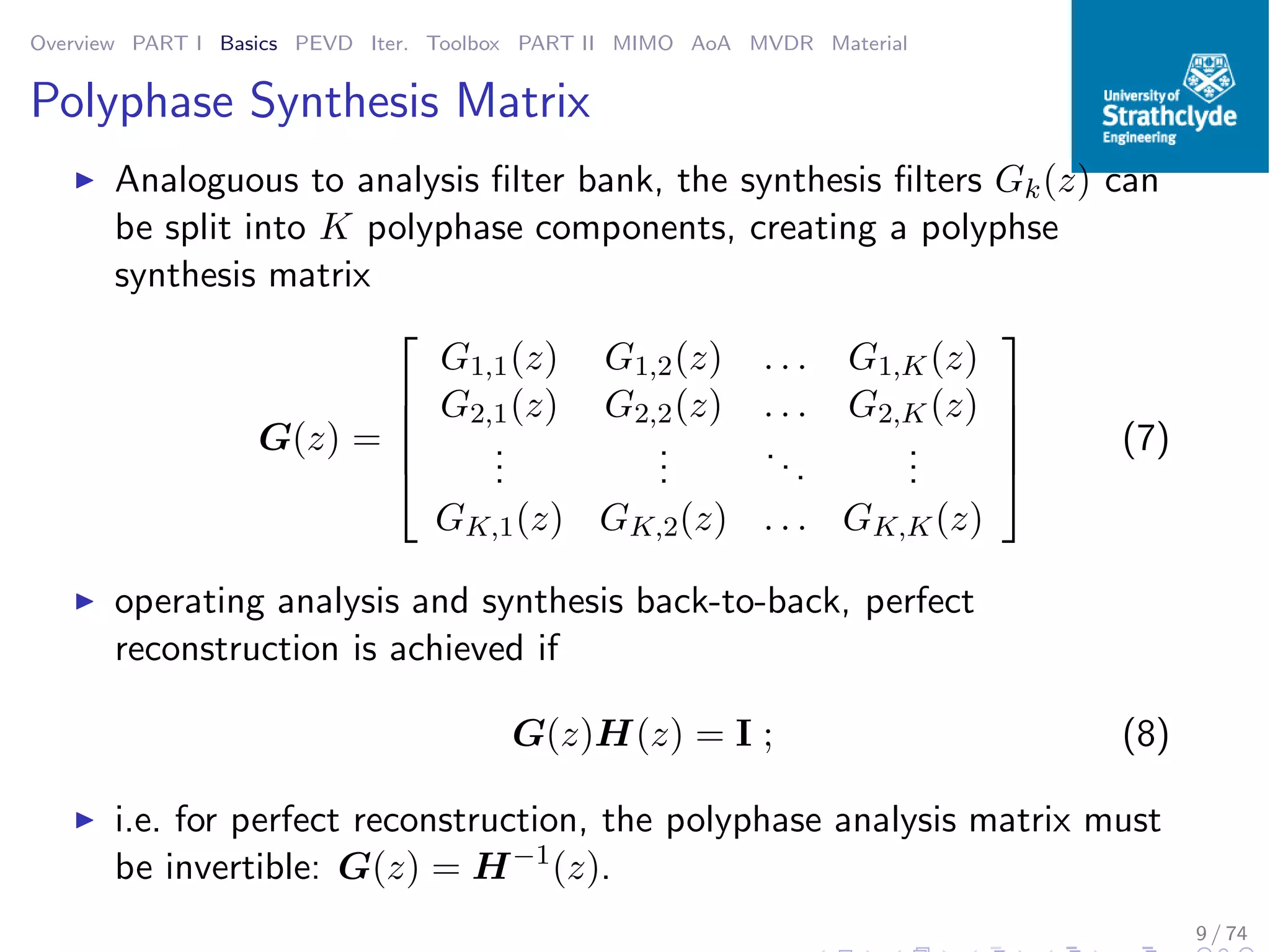 Polynomial Matrix Decompositions | PDF | Physics | Science