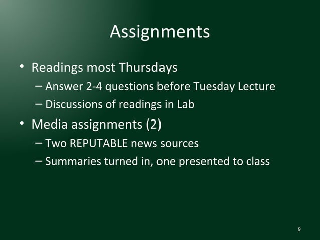 Introduction to Zoology Lecture 1 | PPT