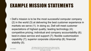 Strategic Management chapter 3 Addis Ababa University | PPTX