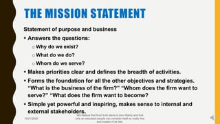 Strategic Management chapter 3 Addis Ababa University | PPTX