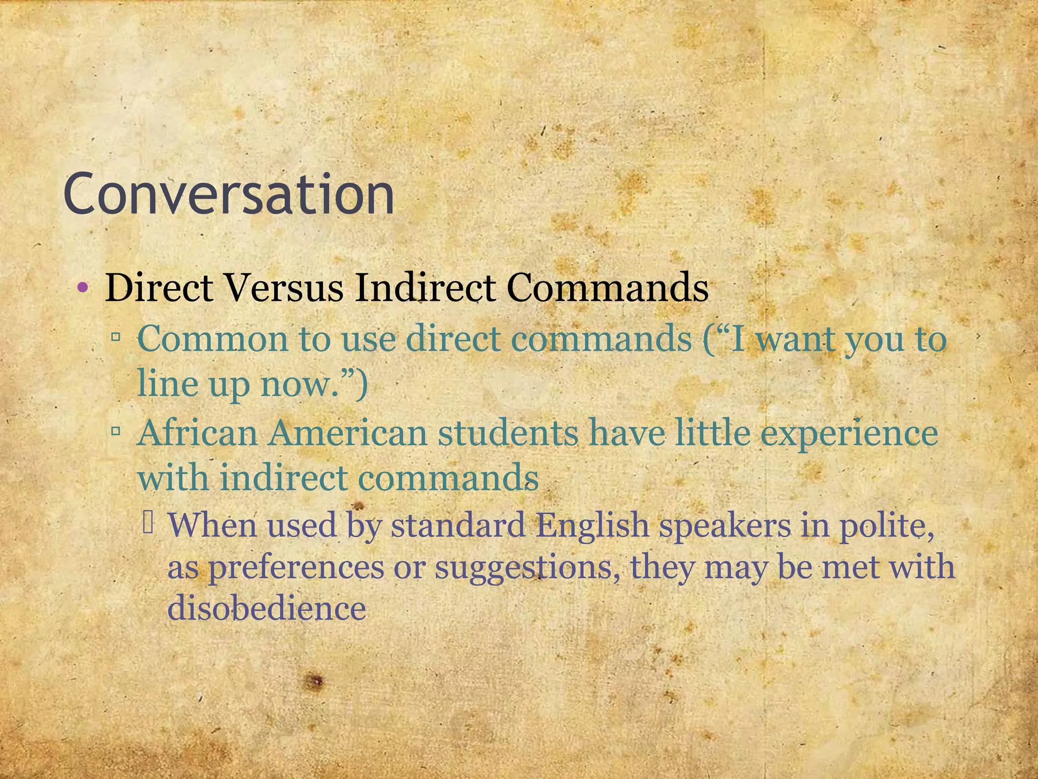 African American Vernacular English | PPT