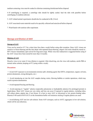 AAV production protocol:packaging,concentration and purification-gene ...