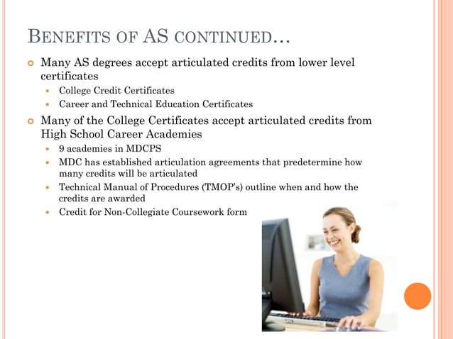 AA vs AS Degrees - MDC | PPTX | Professional School | Postgraduate ...