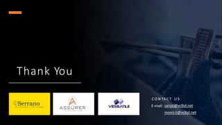 VERSATILE CREATION LTD - BUSINESS PROFILE PRESENTATION | PPTX