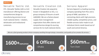 VERSATILE CREATION LTD - BUSINESS PROFILE PRESENTATION | PPTX