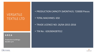 VERSATILE CREATION LTD - BUSINESS PROFILE PRESENTATION | PPTX