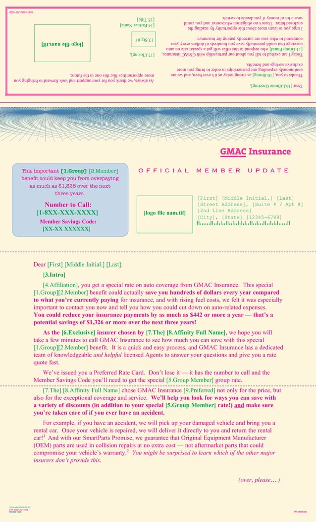 Direct Mail Letter | PDF | Motor Insurance | Insurance