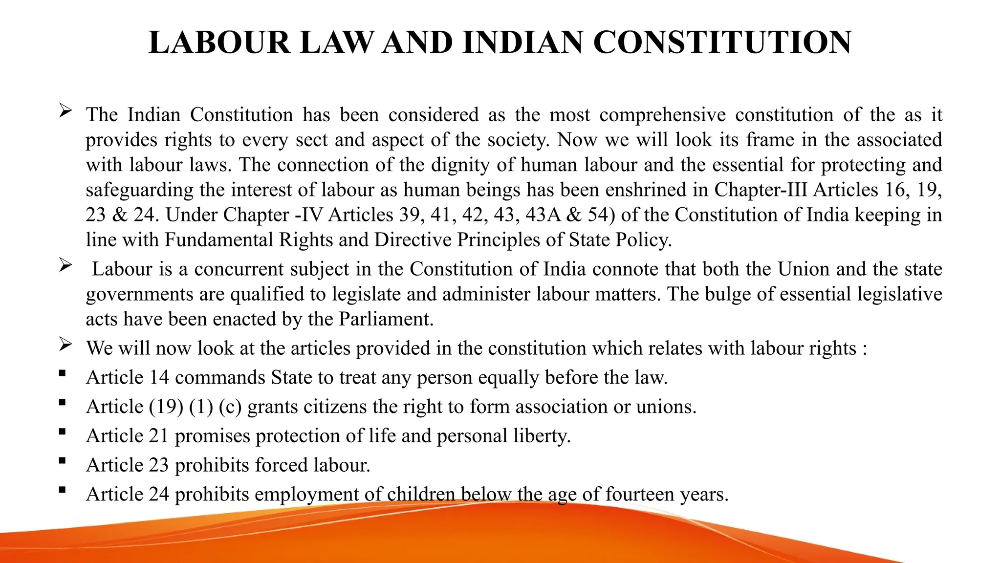 Evolution of Labour Law in India by Aayush Bhardwaj | PPTX