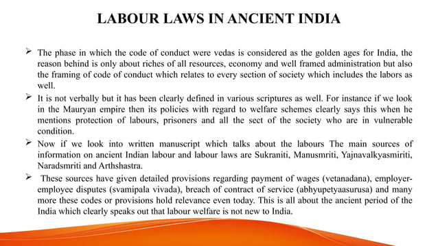 Evolution of Labour Law in India by Aayush Bhardwaj | PPTX
