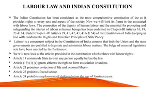 Evolution of Labour Law in India by Aayush Bhardwaj | PPTX