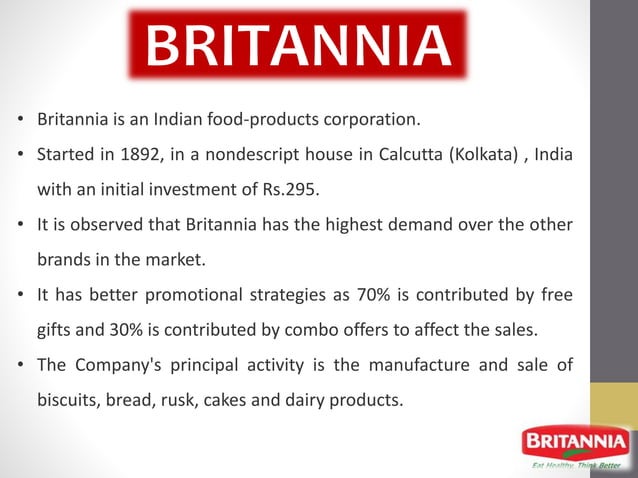 Marketing PPT - Britannia Company | PPT | Free Download