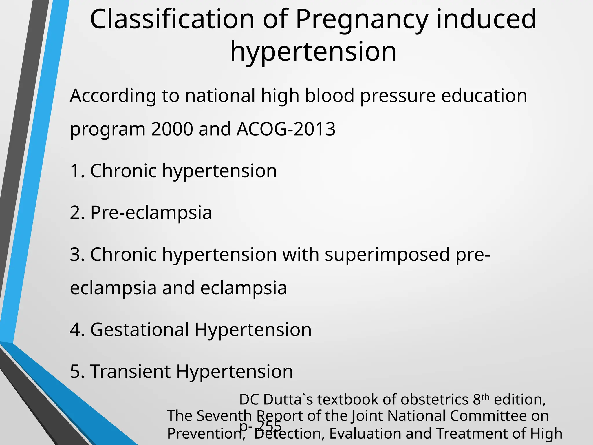 Hypertensive disease in pregnancy presentation | PPTX