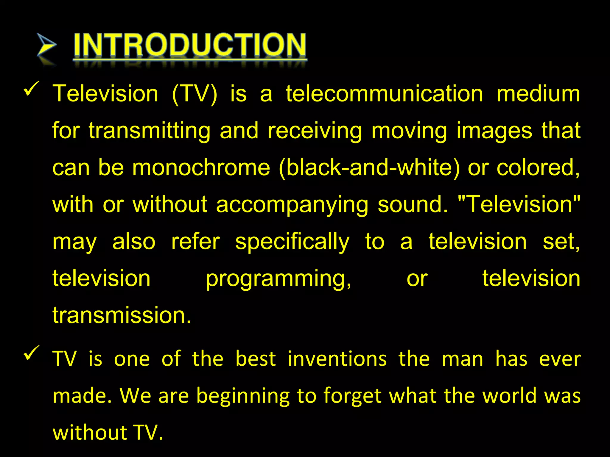 Role of TV in social change | PPT