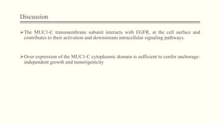 MUC1 domain in cancer | PPTX