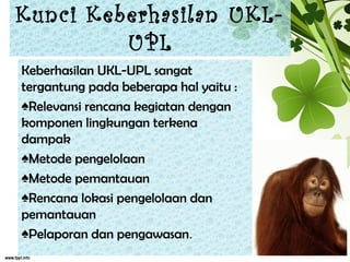 Mengenal UKL dan UPL | PPT