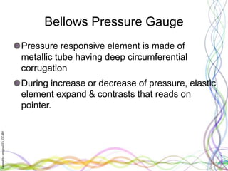 Pressure Mechanical Gauges | PPTX