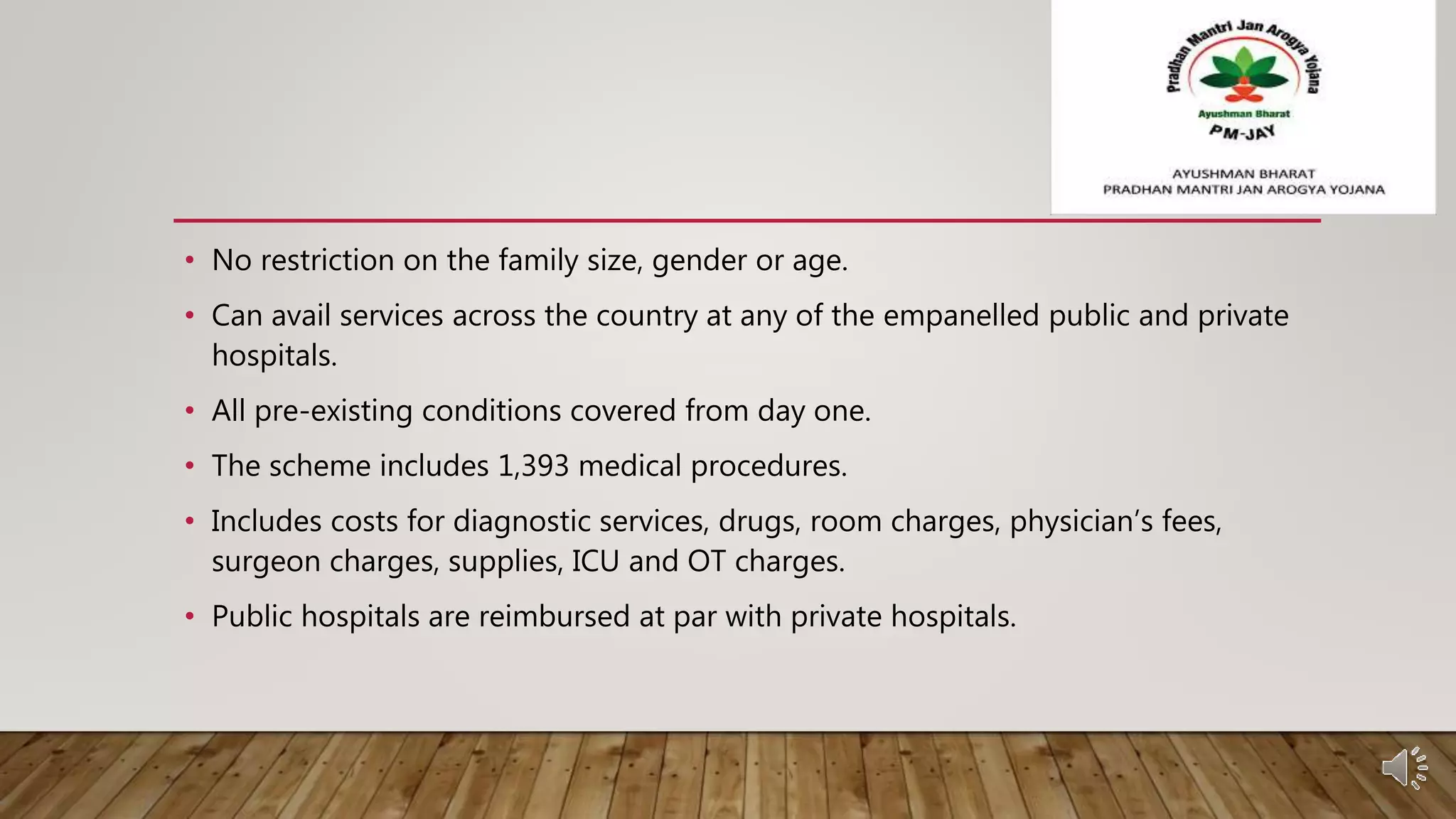 Government Insurance Scheme/ Ayushman Bharat/ PMJAY | PPTX