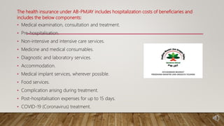 Government Insurance Scheme/ Ayushman Bharat/ PMJAY | PPTX