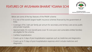 Government Insurance Scheme/ Ayushman Bharat/ PMJAY | PPTX